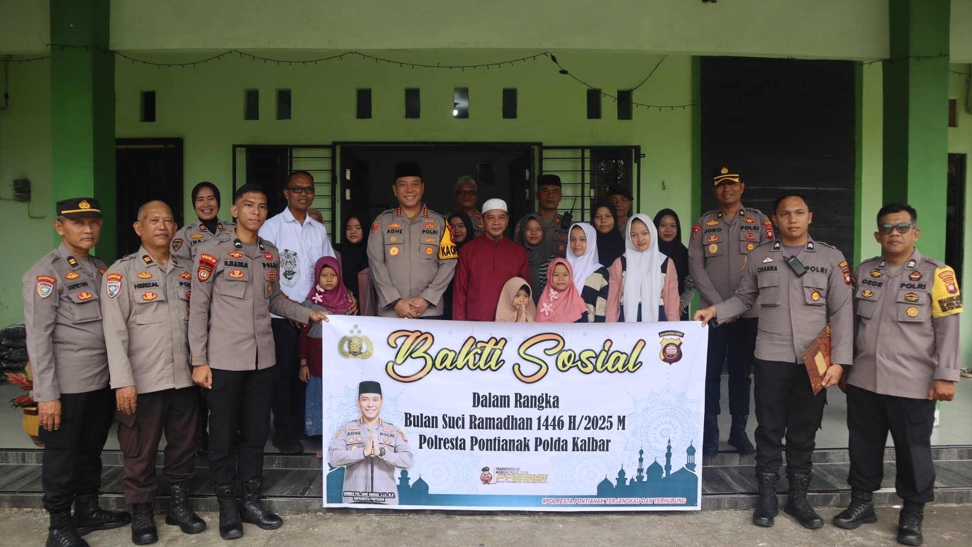 Polresta Pontianak Santuni Anak Yatim di Panti Asuhan Ade Irma pada ...